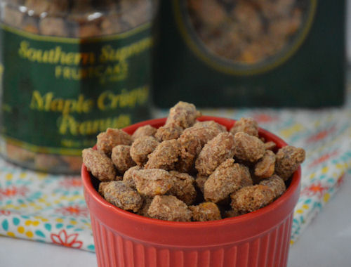 1 lb. box Maple Crispy Peanuts-southernsupreme.com